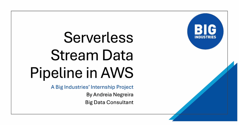 Serverless Stream Data Pipeline In Aws